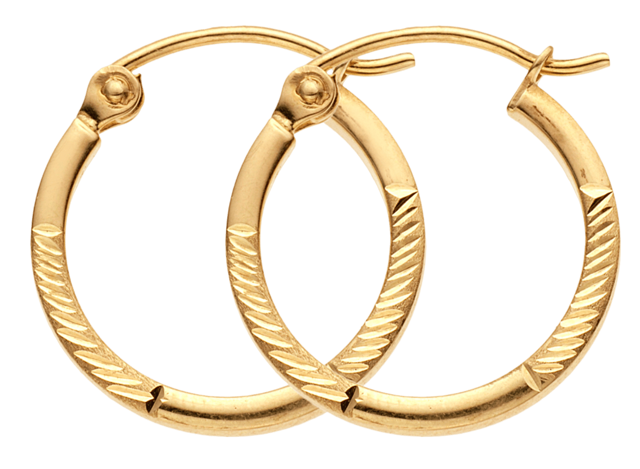 9 Karaat oorbellen 10mm | Lucardi-NL