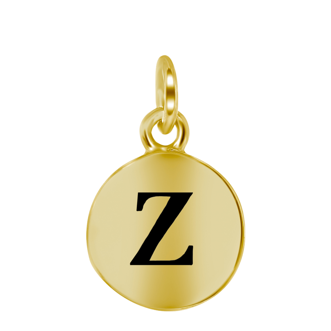 Silberanhänger Alphabet vergoldet | Lucardi-DE