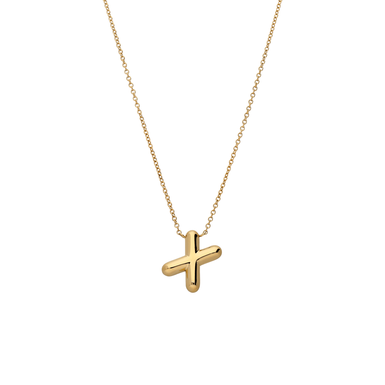 Stainless steel ketting met hanger letter voor dames | Lucardi-BE