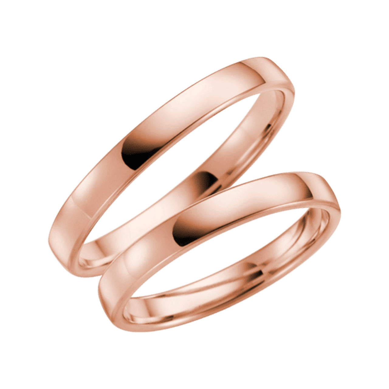 14K rose gouden dames trouwring Camelia H54R | Lucardi-NL