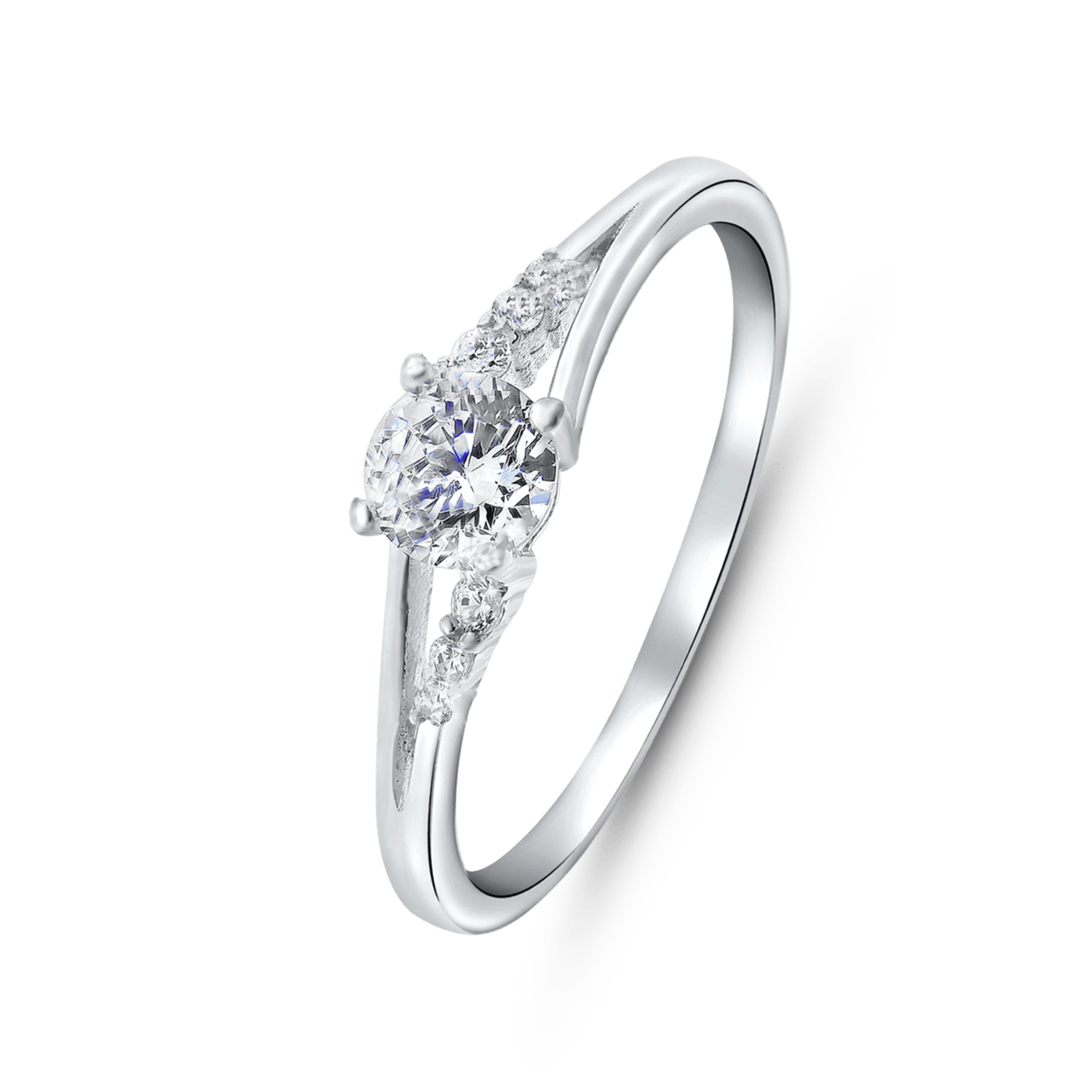 Zilveren ring met zirkonia | Lucardi-NL