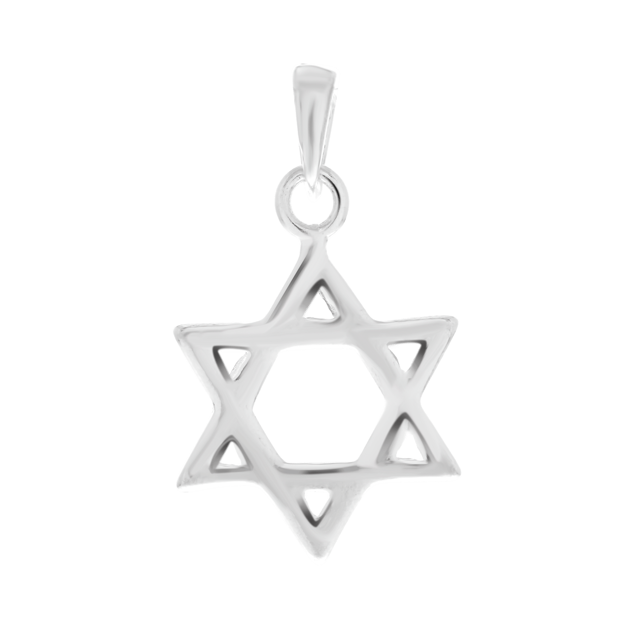 Zilveren hanger Davidster | Lucardi-BE